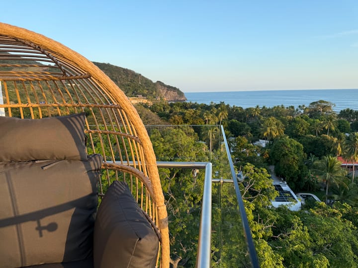 Top Floor Ocean View Premium Apartment El Zonte - El Salvador