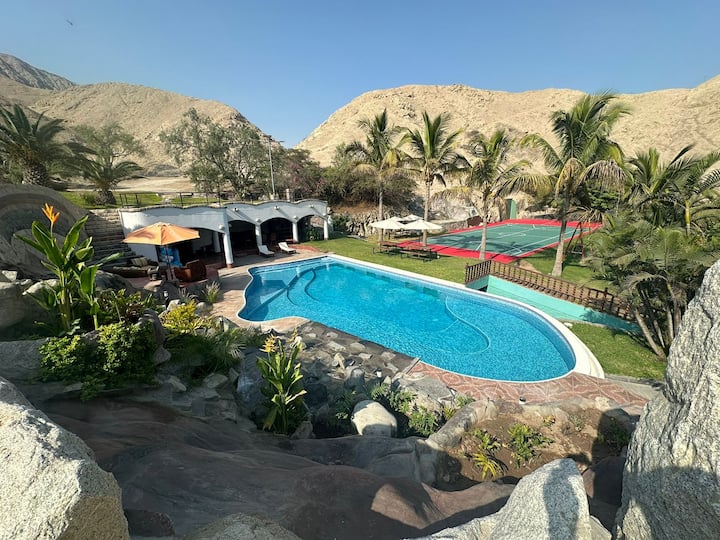 Casa Oxa - Para 6 En Hacienda De Cieneguilla - Peru