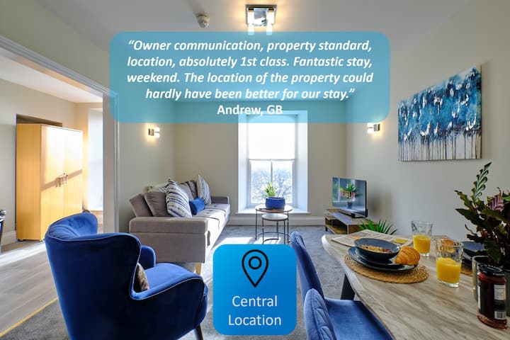 Central 2 Bedroom | Mid-long Stays | Free Parking - Harrogate