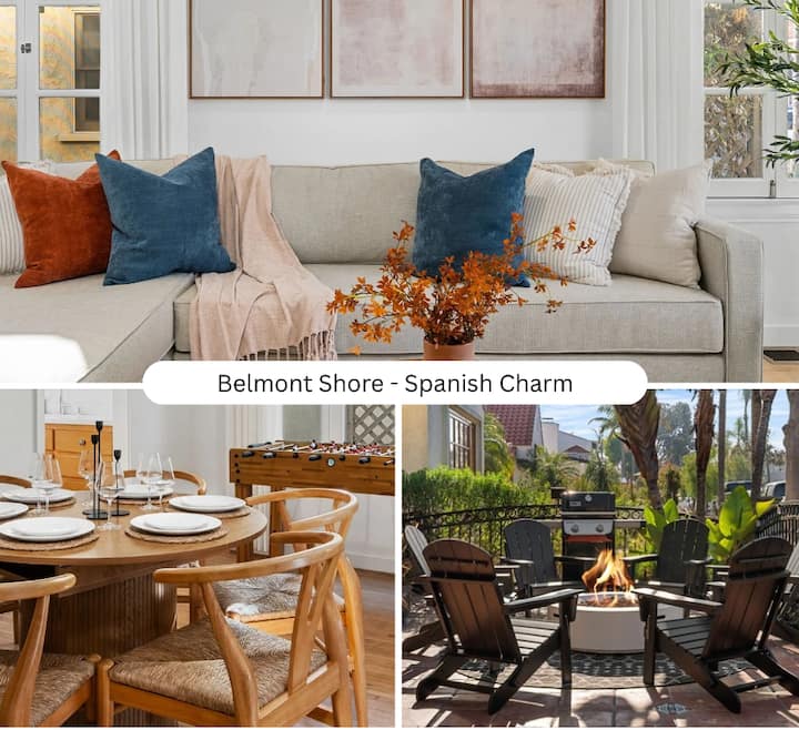 Steps To Beach & 2nd St | Parking | 2br Retreat - Long Beach, CA