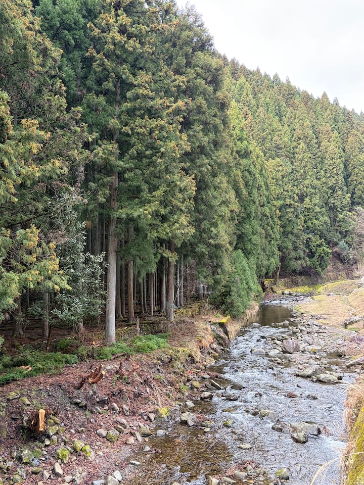 静かな自然のなかでBbq・サウナ・薪ストーブ・川遊びを楽しむ、離れの貸切宿！ - Seki