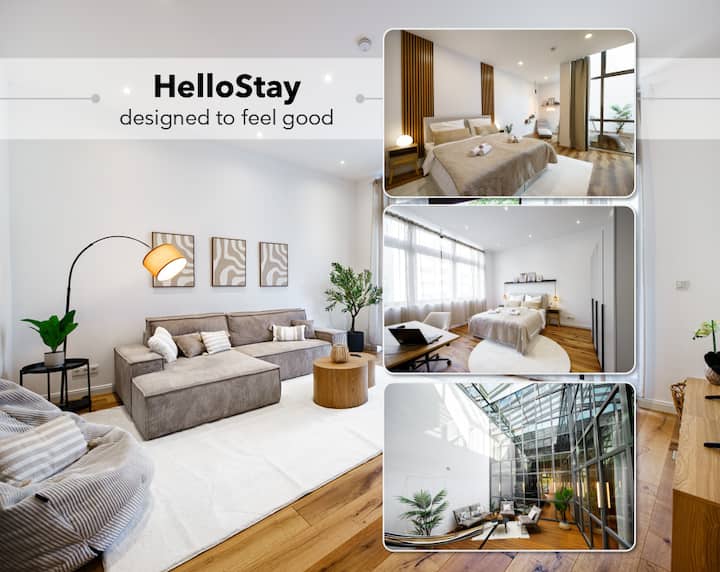 Luxus 3-zi. | Terrasse | Küche | Parken | 125 M² - Wiesbaden