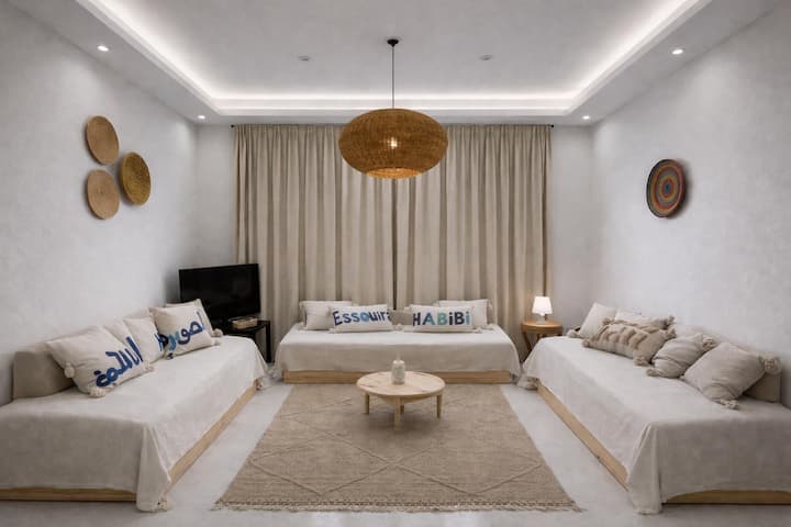 Habibi Essaouira | 2ch - Plage 6min à Pied + Fibre - Essaouira