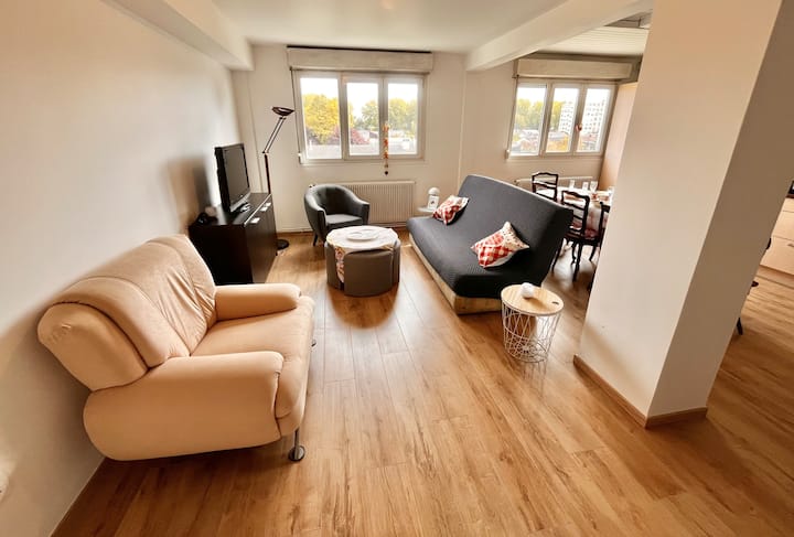 Proche Strasbourg, Grand Appart, Avec 3 Chambres - Illkirch-Graffenstaden
