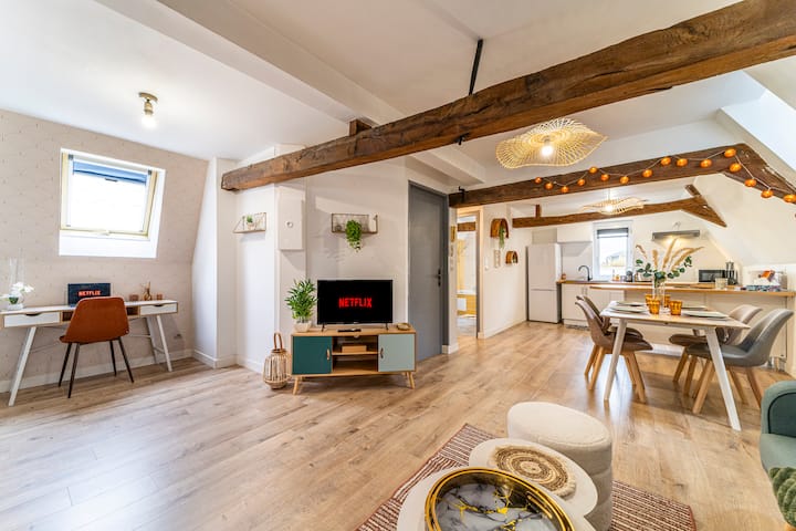 Le Nid - Hypercentre - 3 Lits - Wifi -Netflix* * * - Cambrai