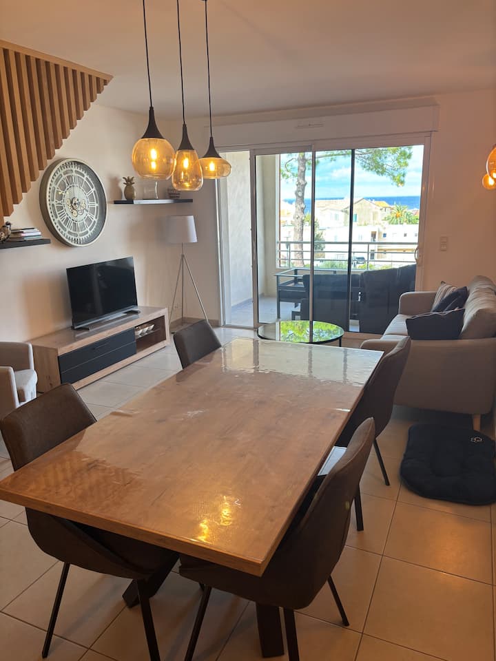 Duplex 4 Pers Vue Mer Proche Plage Idéale Familles - Algajola