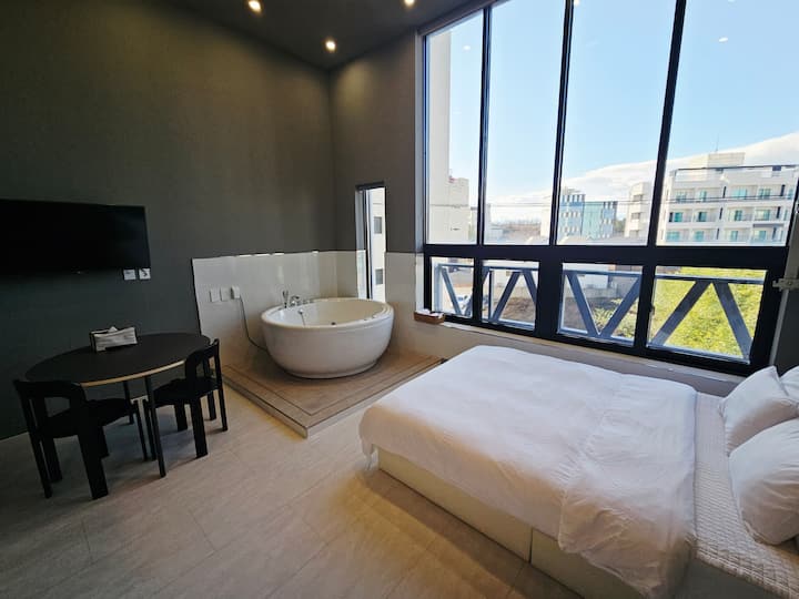 강릉 사근진-순긋 해변 옆 스파 객실 2호 - Gangneung-si