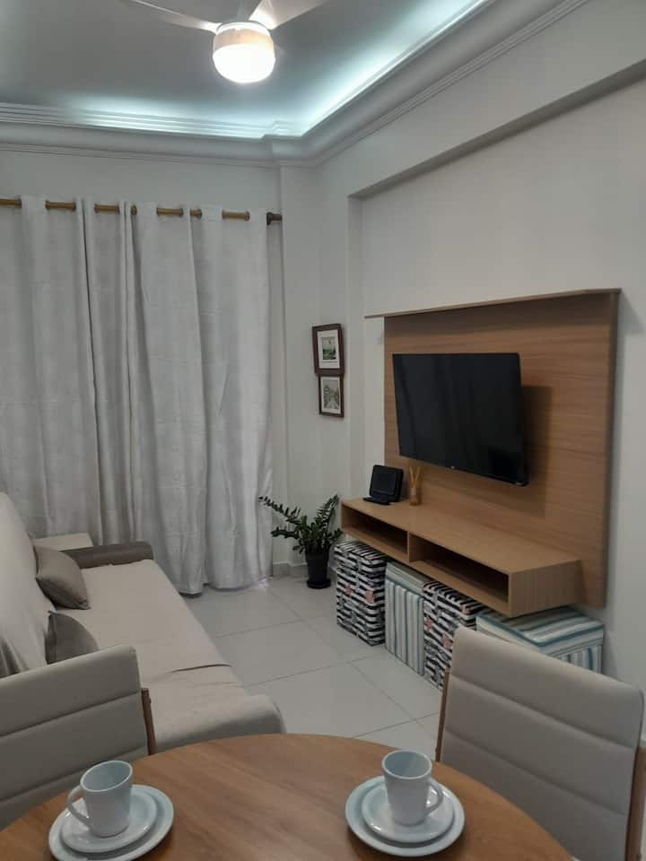 Apto Linda Vista Mar E Cruzeiros Ponta Da Praia - Santos State