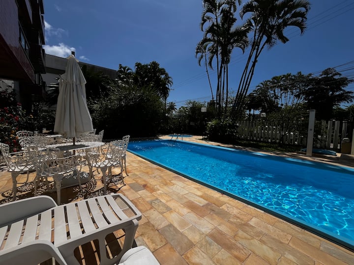 Cobertura Quase Pé Na Areia 4 Suítes C/  Piscina - Ubatuba