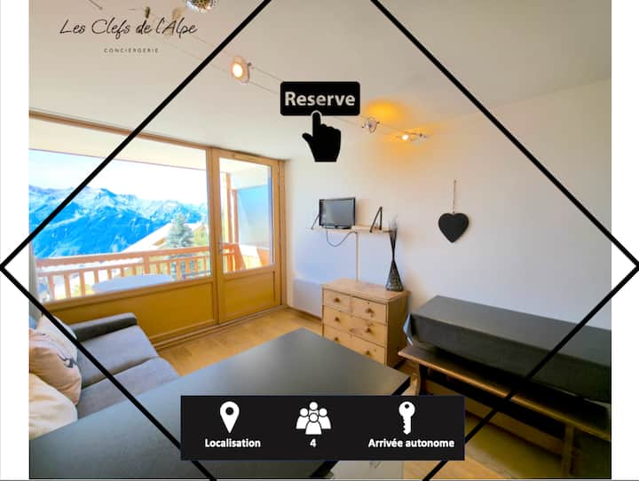 Studio Lumineux - Cœur Station - L'Alpe d'Huez