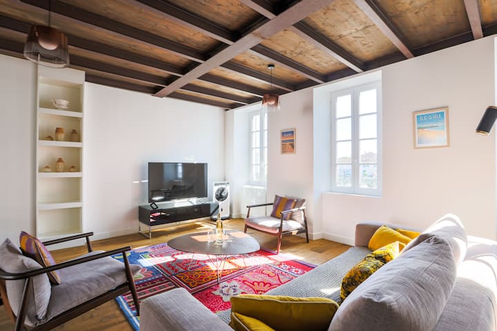 Superbe Appartement Duplex Vue Port Avec Parking. - Le Bois-Plage-en-Ré