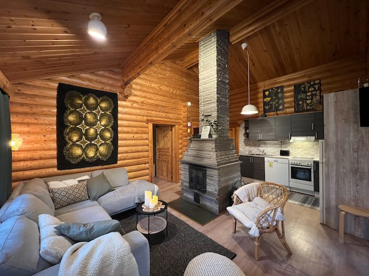 Charming Log Cabin, Nature All Around, Ski Trail - Finlandia