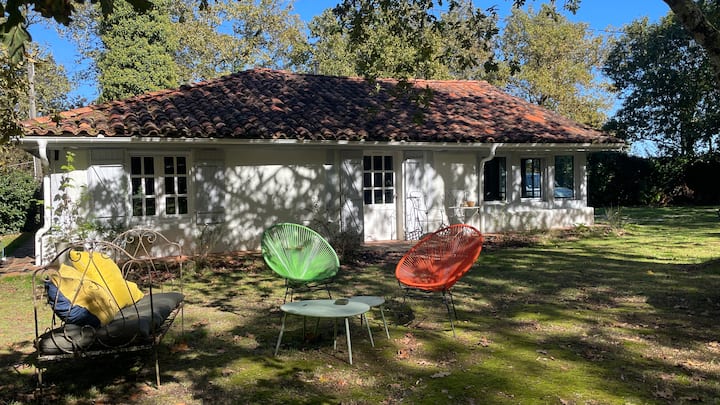 Maison Dans La Forêt Proche Océan, Accueil Chevaux - Mézos