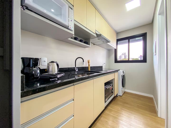 Estúdio 4 Pessoas C/ Ar E Garagem – 800m Oktober - Blumenau