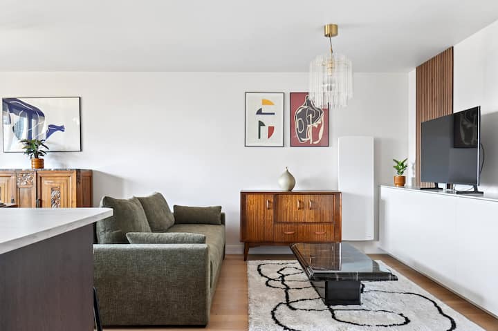 Cosy 3 Pièces Proche La Défense - Bail Mobilité - Courbevoie