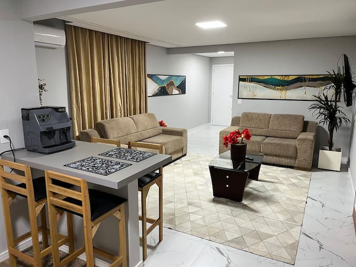 Apartamento Moderno 2 Quartos Com Wi-fi E Garagem - Blumenau