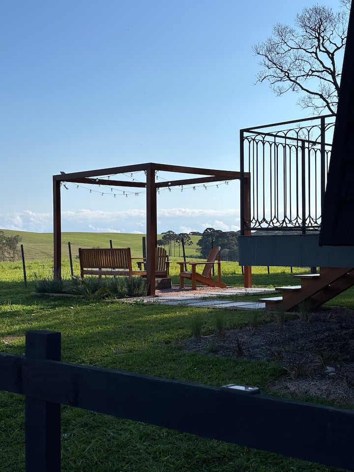 Chalé Alto Padrão, Aconchegante Em Meio à Natureza - Campo Alegre