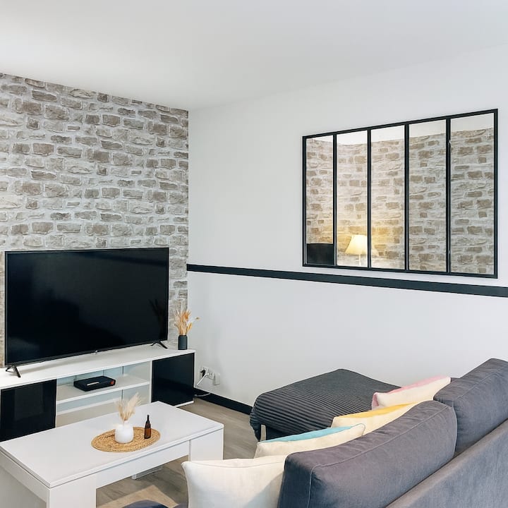 T2 Paisible Avec Balcon Verdoyant - Beaucouzé