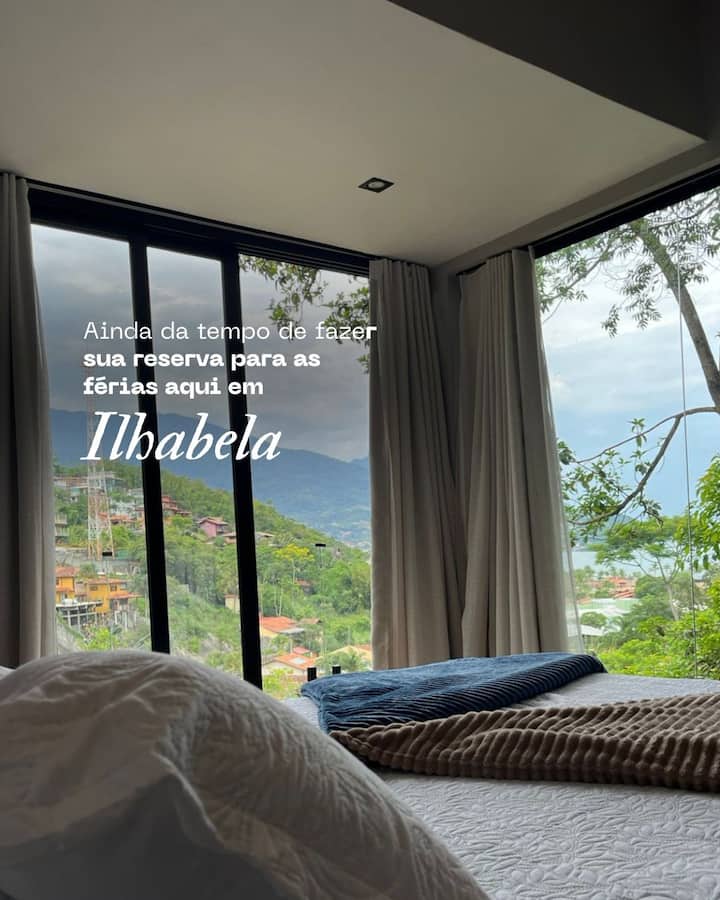 Suíte"deslumbre" - Vista Mar -200 Metros Da Praia. - Ilhabela