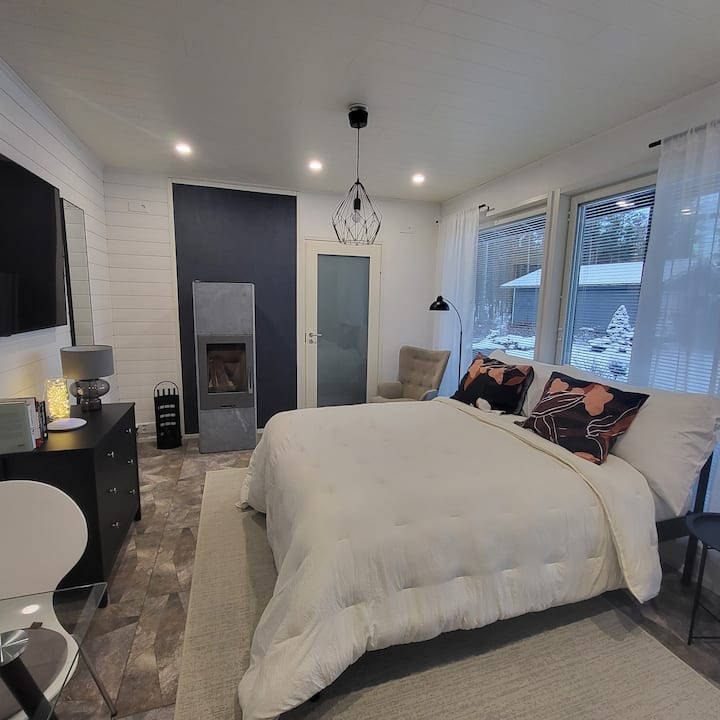 Viihtyisä Yksiö Puusaunalla - Rauma