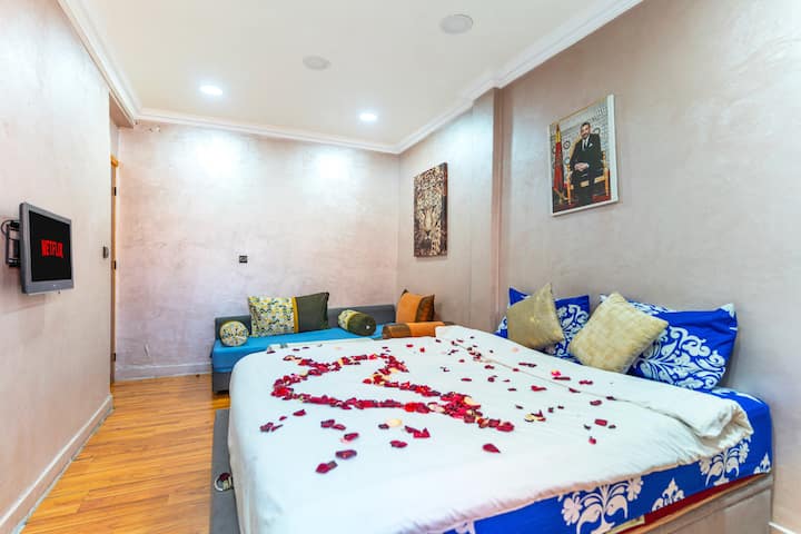 Au Cœur De Guéliz - Appart 2ch Près De La Gare - Marrakech