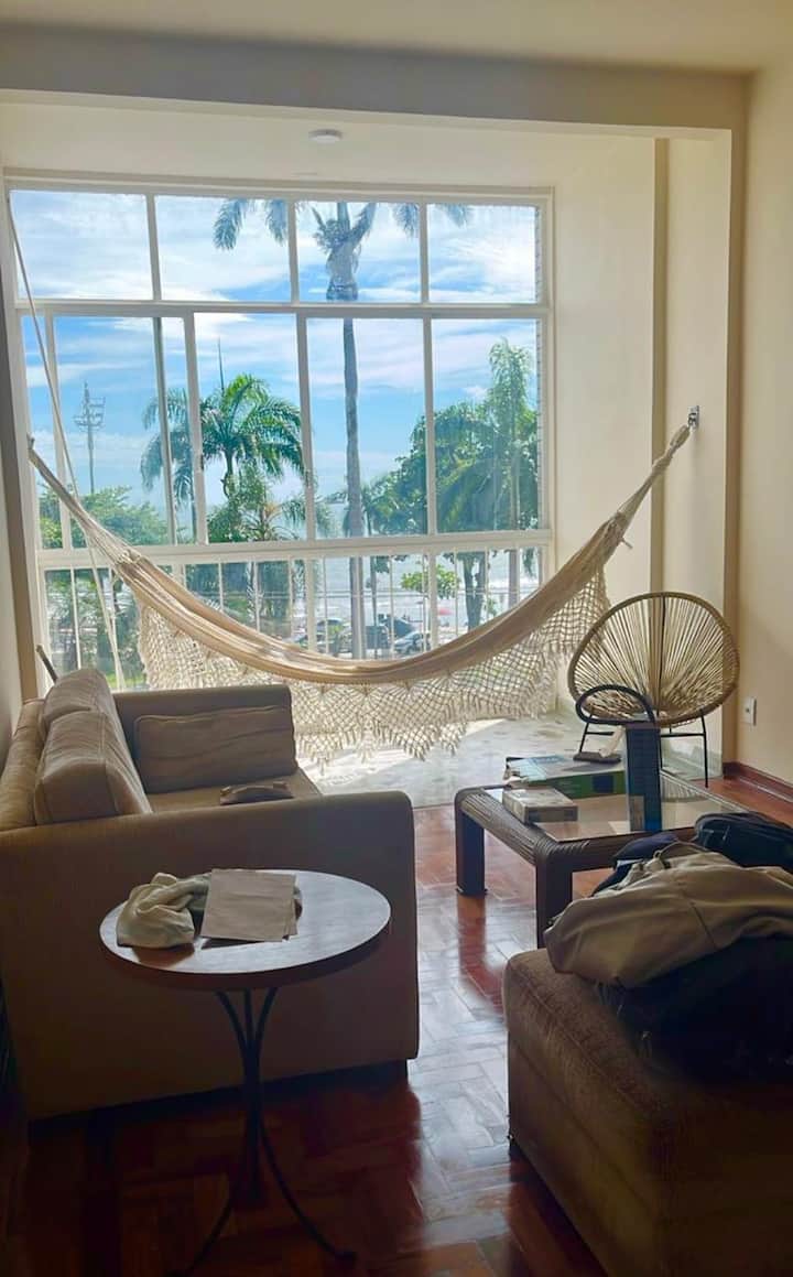 Janelão Frente Mar No Melhor Lugar De Santos - Santos, Brasil