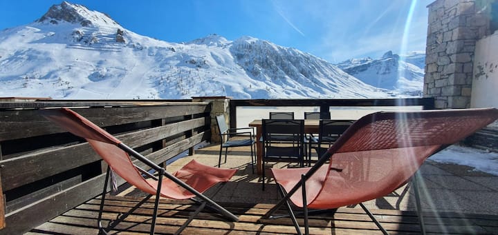 Appartement 6/8 Personnes Avec Grande Terrasse - Val-d'Isère
