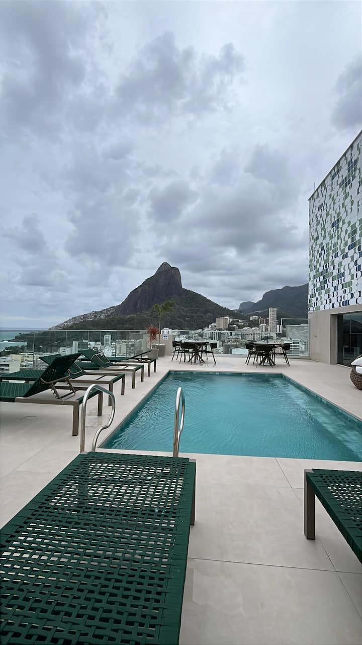 Apart-hotel Luxuoso Com Vista Para Os Dois Irmãos! - Brasil