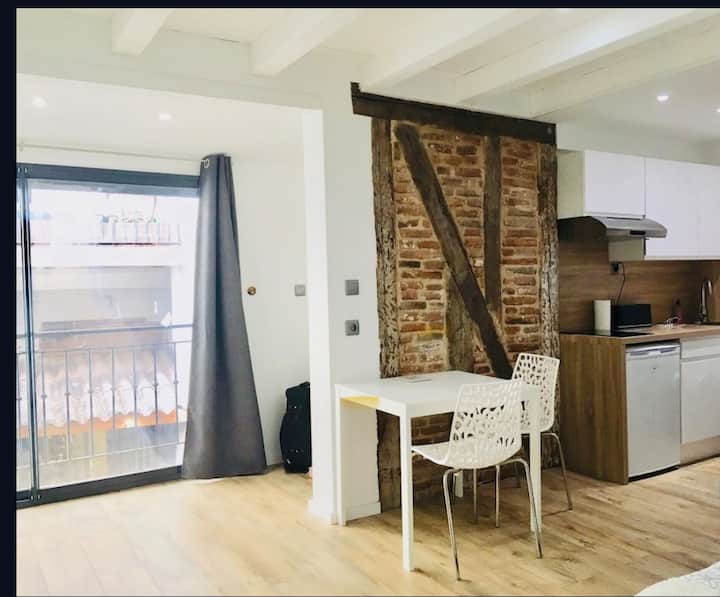 Charmant Studio 2 Personnes Refait à Neuf - Toulouse