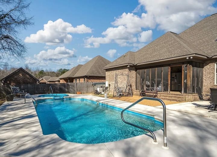 Family Friendly Home W/private Pool 9 Miles To Ua - Tuscaloosa