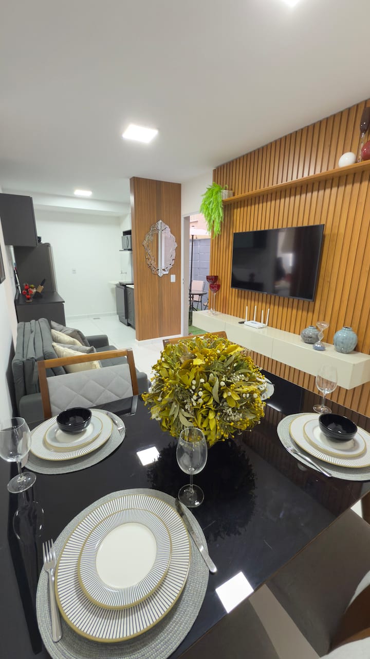 Refúgio Luxo •Novo, Piscina, Central, 6x Sem Juros - Montes Claros