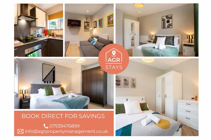 Contractor Ready - Long-stay Deals! 4 Beds, Wifi - ブロムスグローブ