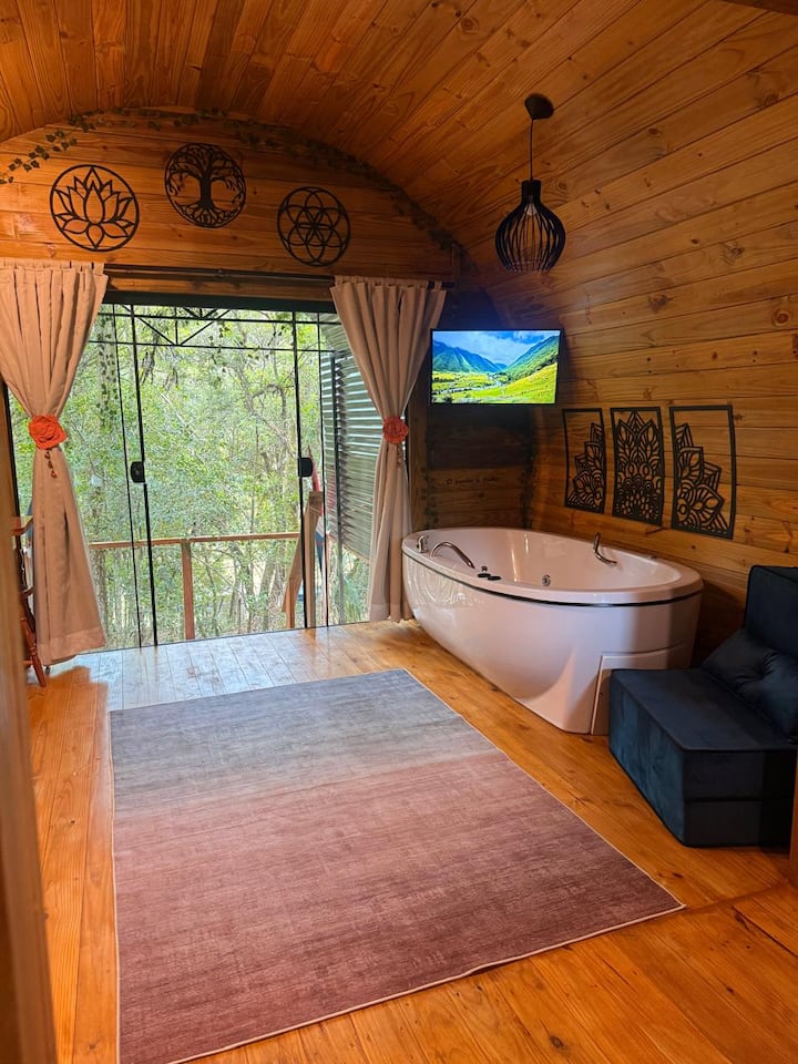 Cabana Lago Encantado Hidromassagem/café Da Manhã - Ibiúna