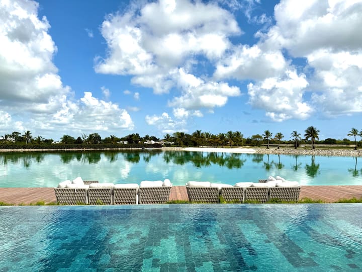 Moderno 1br Beach / Pool / Lake / 4 Guests - Punta Cana