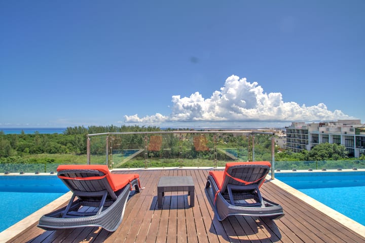Stylish 2bed Condo Just Steps From The Beach - Playa del Carmen