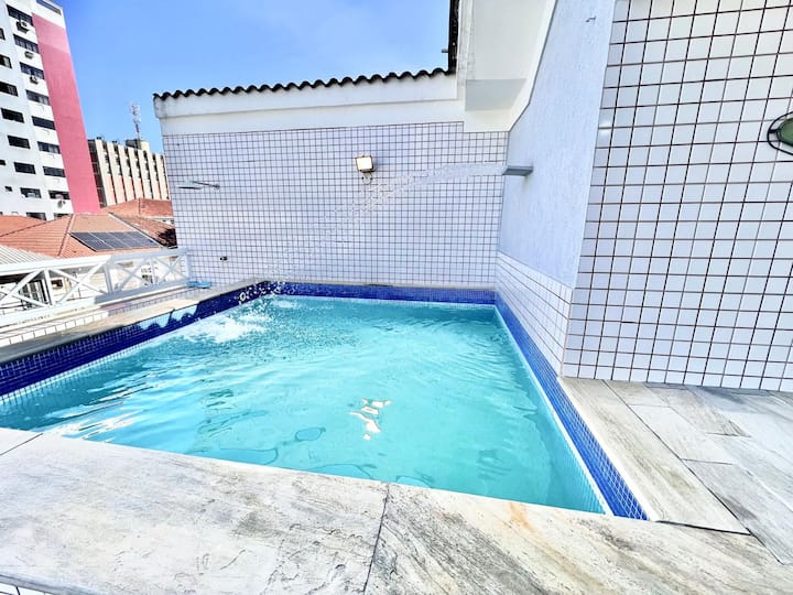 Triplex Com Piscina E Churrasqueira - Santos