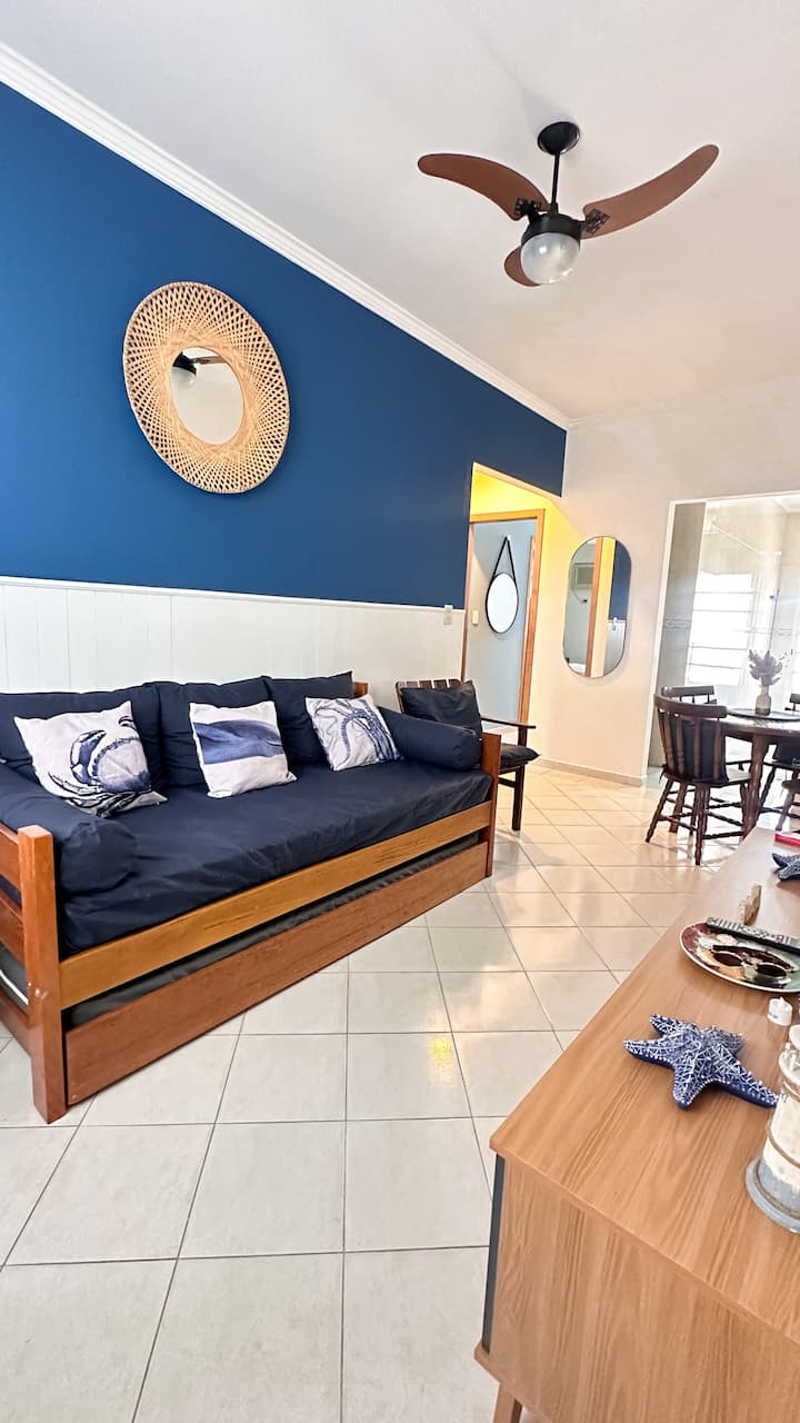 Apartamento Térreo Em Itaguá - Para Até 8 Pessoas - Ubatuba