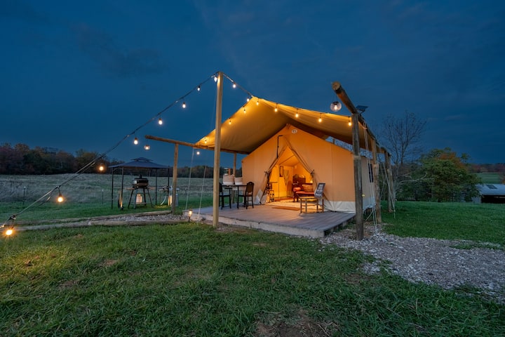 Glamping With Mini Highlander Cows! - Beaver Creek State Park, East Liverpool
