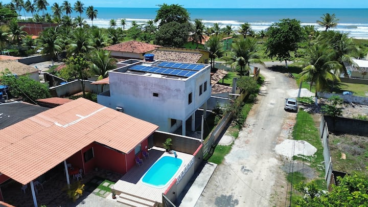 Casa De Praia A Beira Mar Com Piscina - Ilhéus