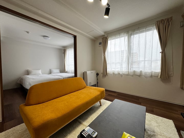 H502/new Open 2025.10/new Built/2beds/3ppl./wi-fi - Sapporo