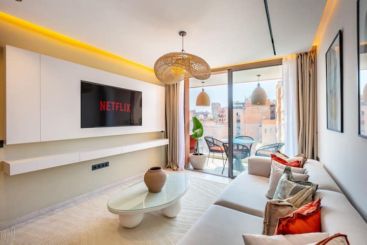 Appartement Haut Standing Au Cœur De Gueliz - Marrakesh