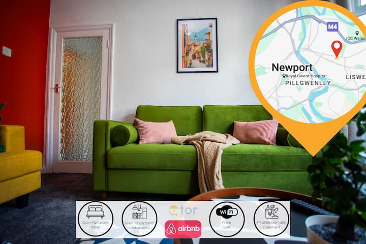 Spacious 3br Home |Parking | Icc Wales 1.5 Baths - Newport