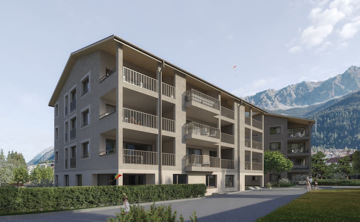 Lifestyle 3.5 Zimmer Appartment Mit Loggia - Savognin