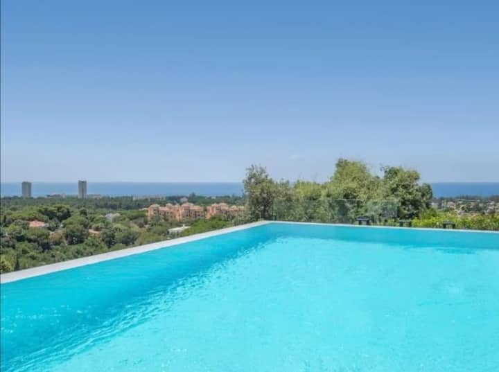 Massive 7 Rm Villa With Indoor Pool Sunrise View - Monda