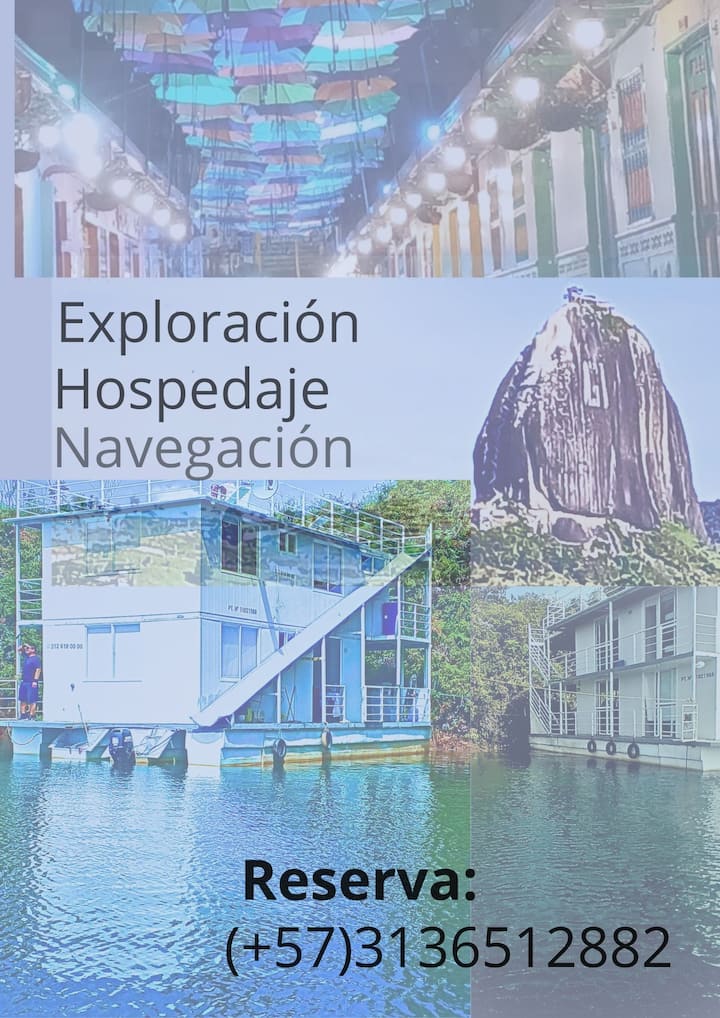 Hostel Flotante Para Navegar Por El Embalse - Guatape