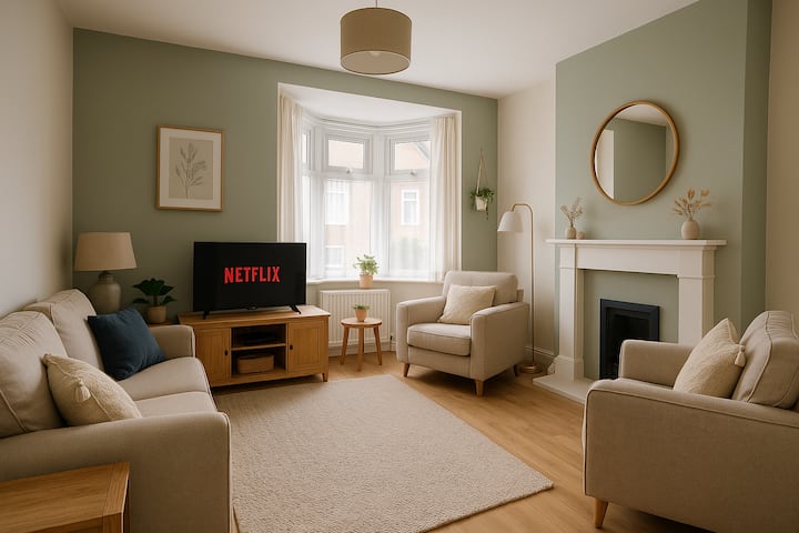 Modern 2bedroom House – Calm, Spacious, And Bright - Northampton