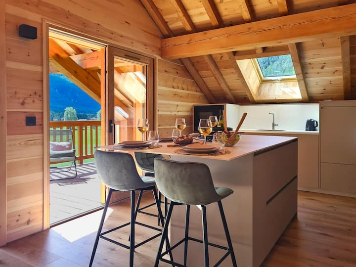 Les Lodges De La Clarée-vue Montagnes-parking - Claviere