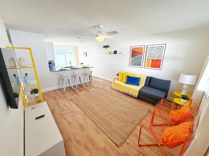 New*cozy Sunshine-up 6 Guests-private Backyard! - Port Orange
