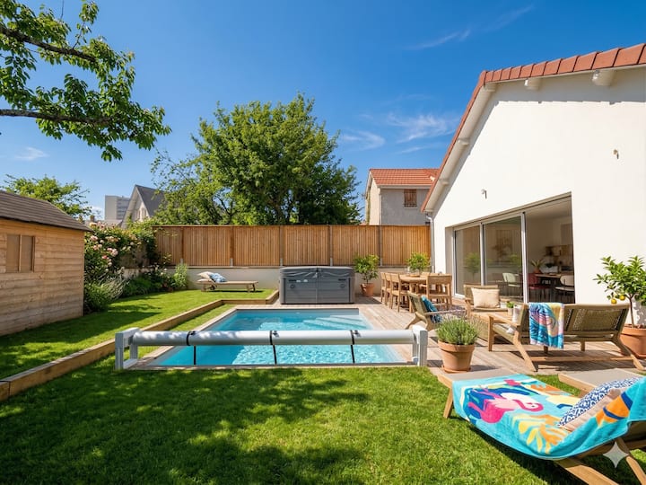 Maison Centre 4 Chambres, Parking, Piscine/jacuzzi - Dijon