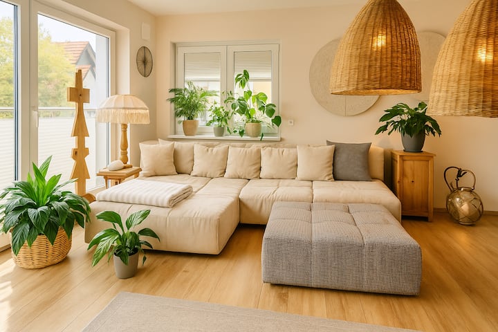 Boho-style Apartment Mit Balkon & Badewanne - Ganderkesee